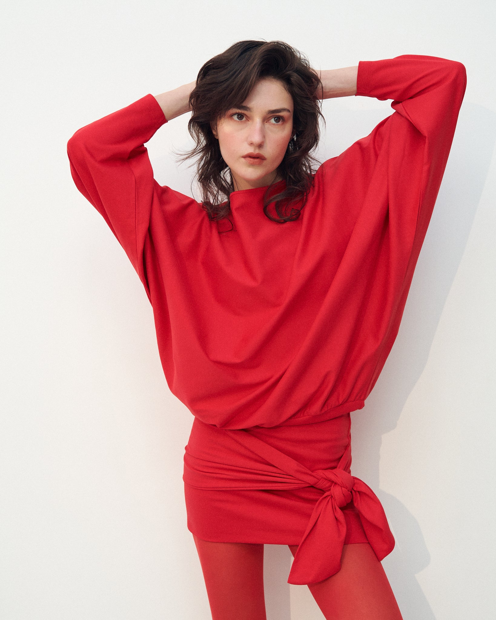 HELENA DRESS RED – LAMIA LAGHA